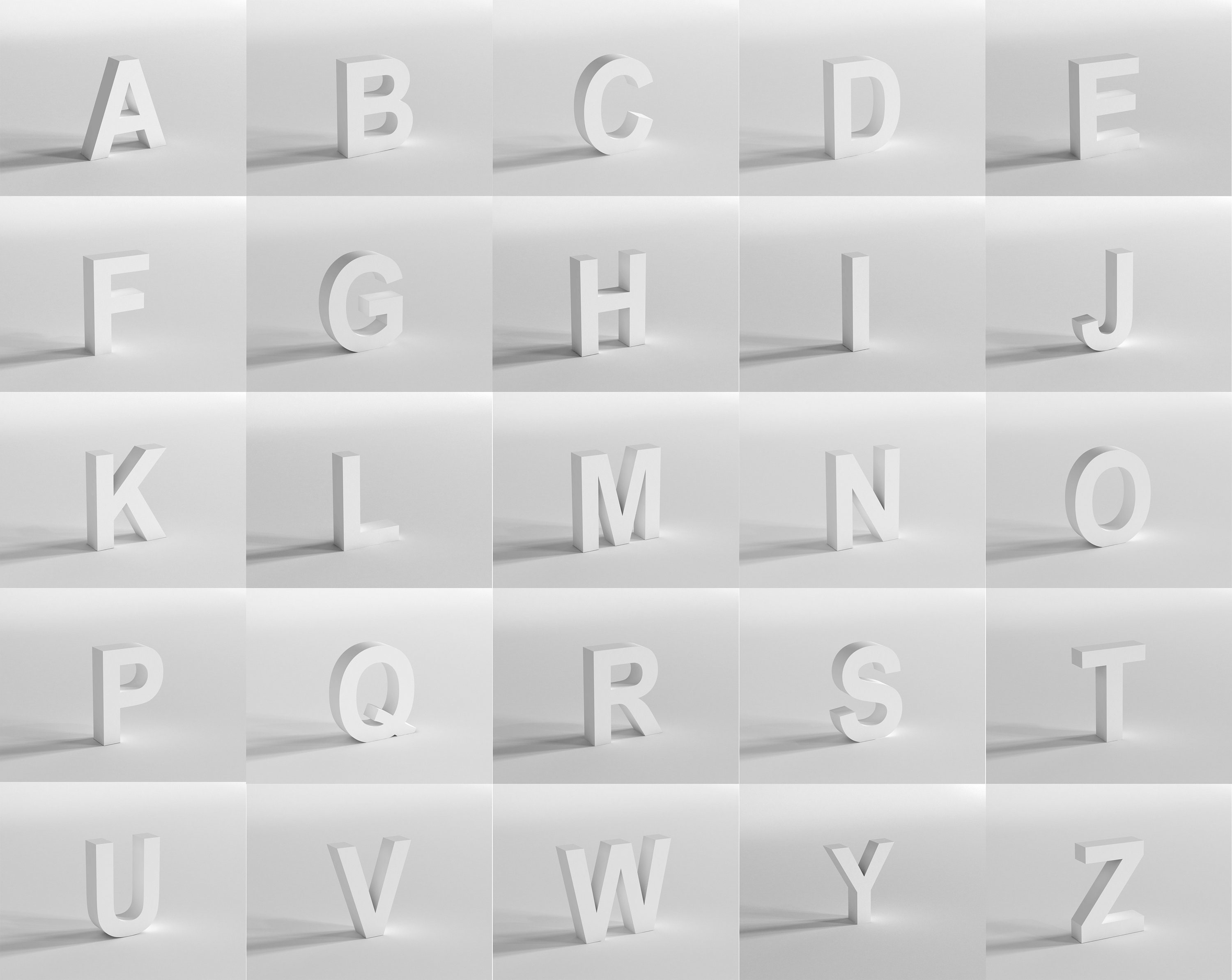 Alphabet, Diy Paper Alphabet, DIY Alphabet, Paper Alphabet, Home ...