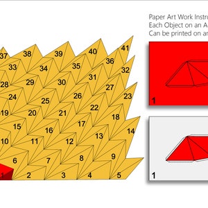 Paper Diy Templates, Wall Art, Parametric Wall Art, DIY Wall Art, Paper ...