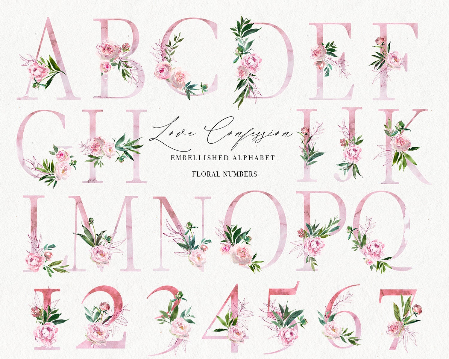 Personalised Floral Letter Print A4 Personalised Print Baby - Etsy UK