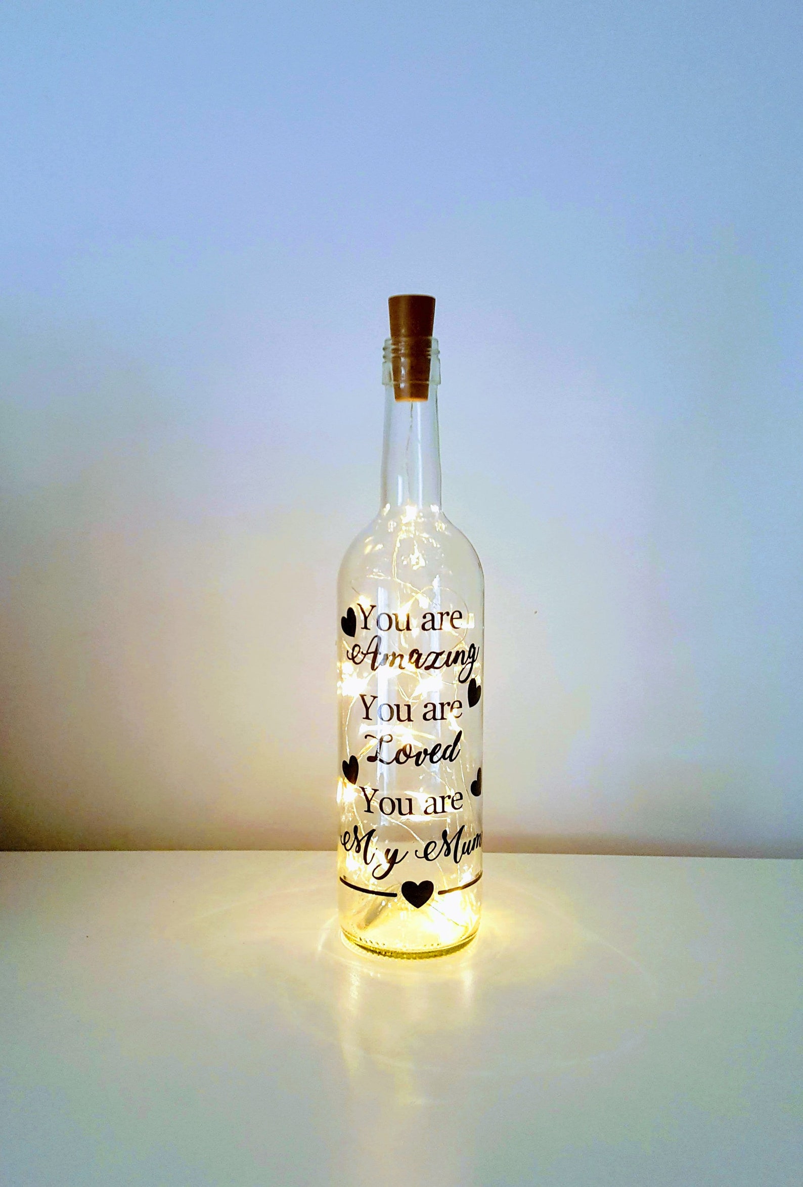 Bottle Lights Mothers Day Gift Personalised Mum Mum Light | Etsy UK