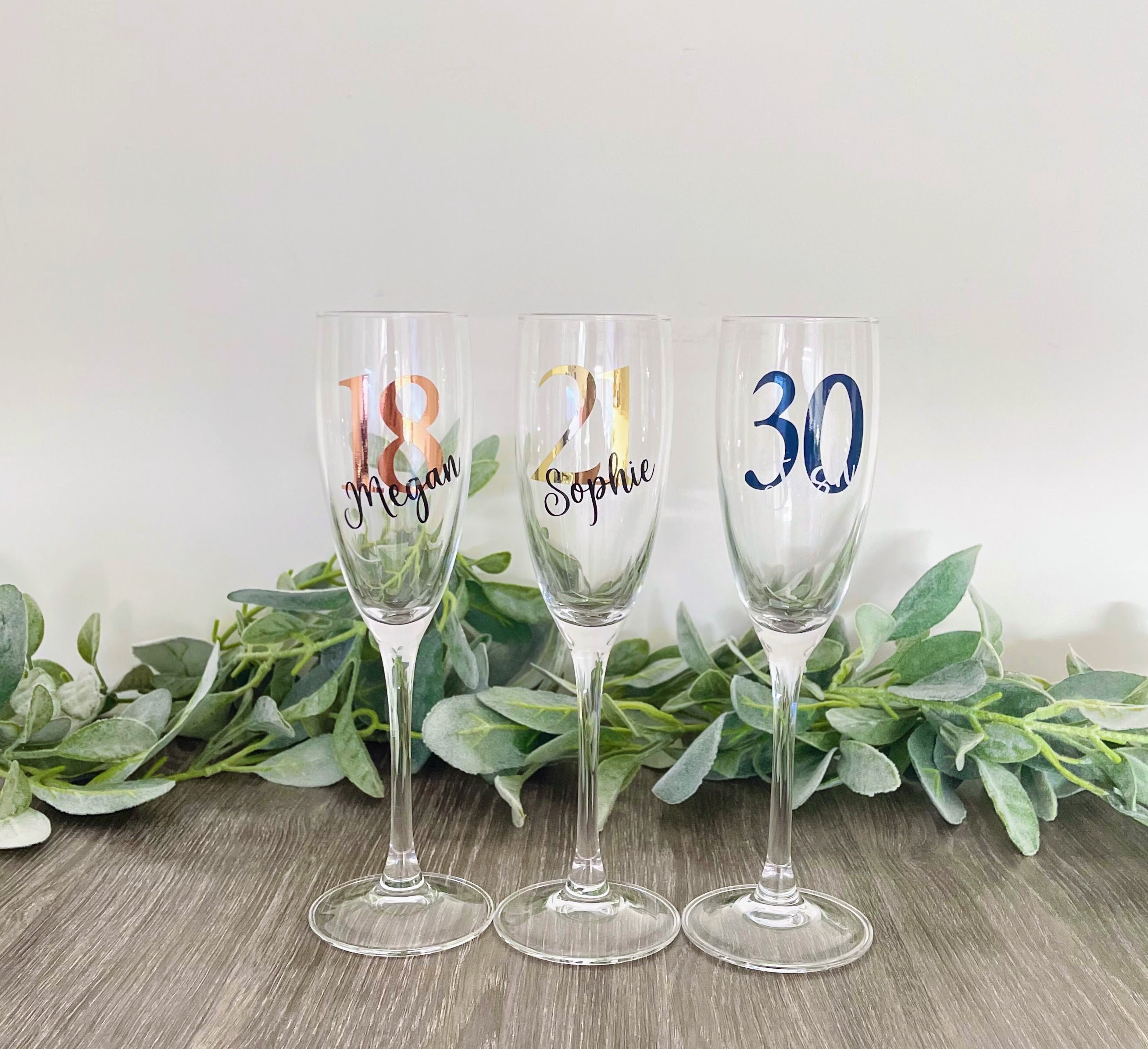 Personalised 18th Birthday Gift Girl Birthday Glass 18th - Etsy UK