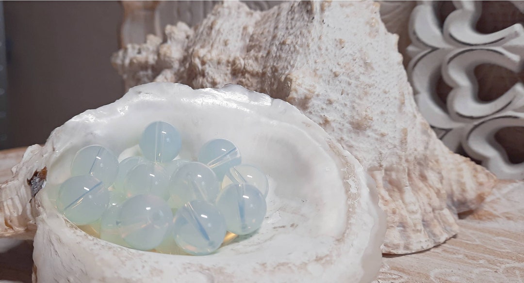 10x Moonstone Opal Opalite Balls 12 Mm Drilled - Etsy