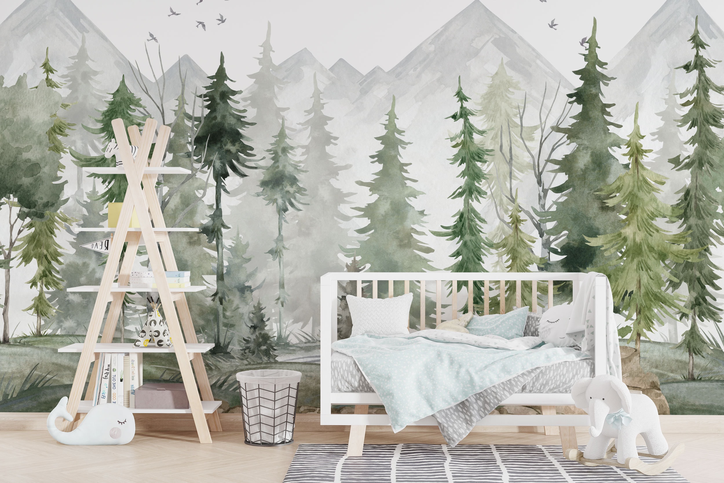 Wald Tapete Kinderzimmer