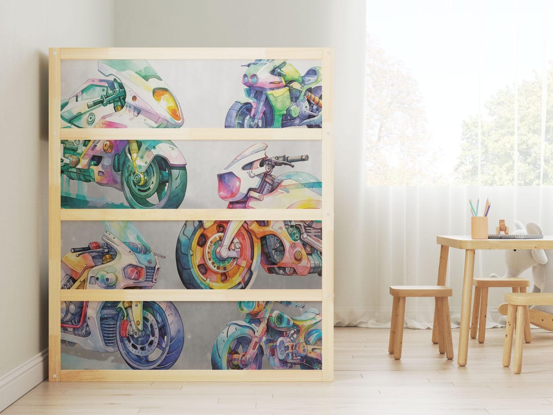 Sticker for IKEA KURA Bed Bikes Motorcycle Vehicles Colorful Removable ...