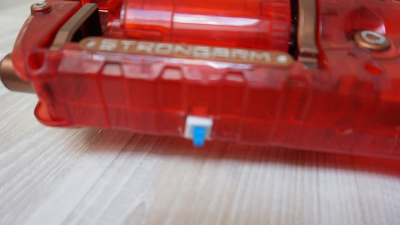 Light up Translucent Pistol Revolver Nerf Gun Red and Bronze - Etsy