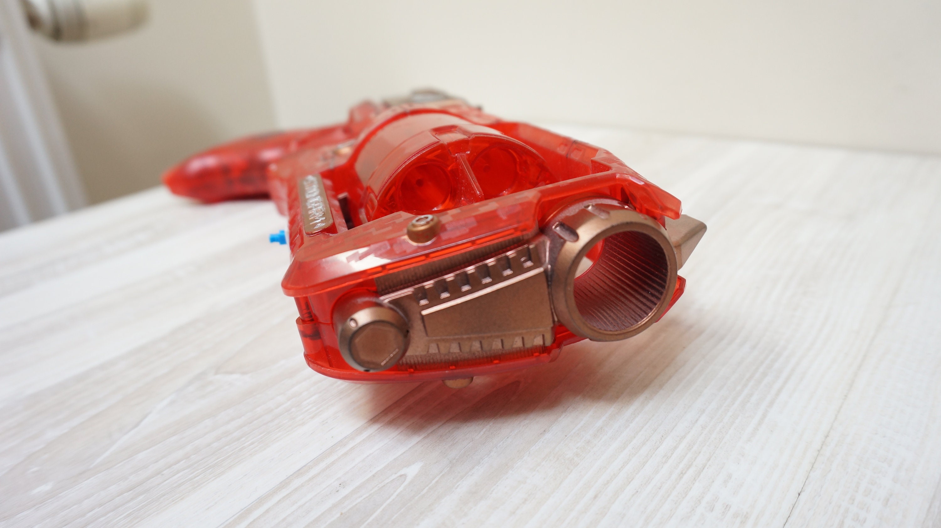 Light up Translucent Pistol Revolver Nerf Gun Red and Bronze - Etsy