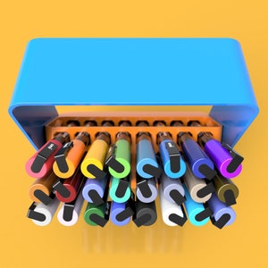 Marker Organizer for POSCA Paint Pens • 1M, 3M, 5M • Personalized Paint ...