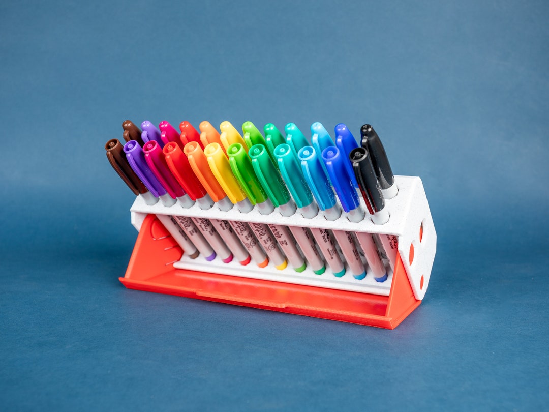 Case/stand for Sharpie Markers • Portable Holder for Sharpie Fine/ultra ...