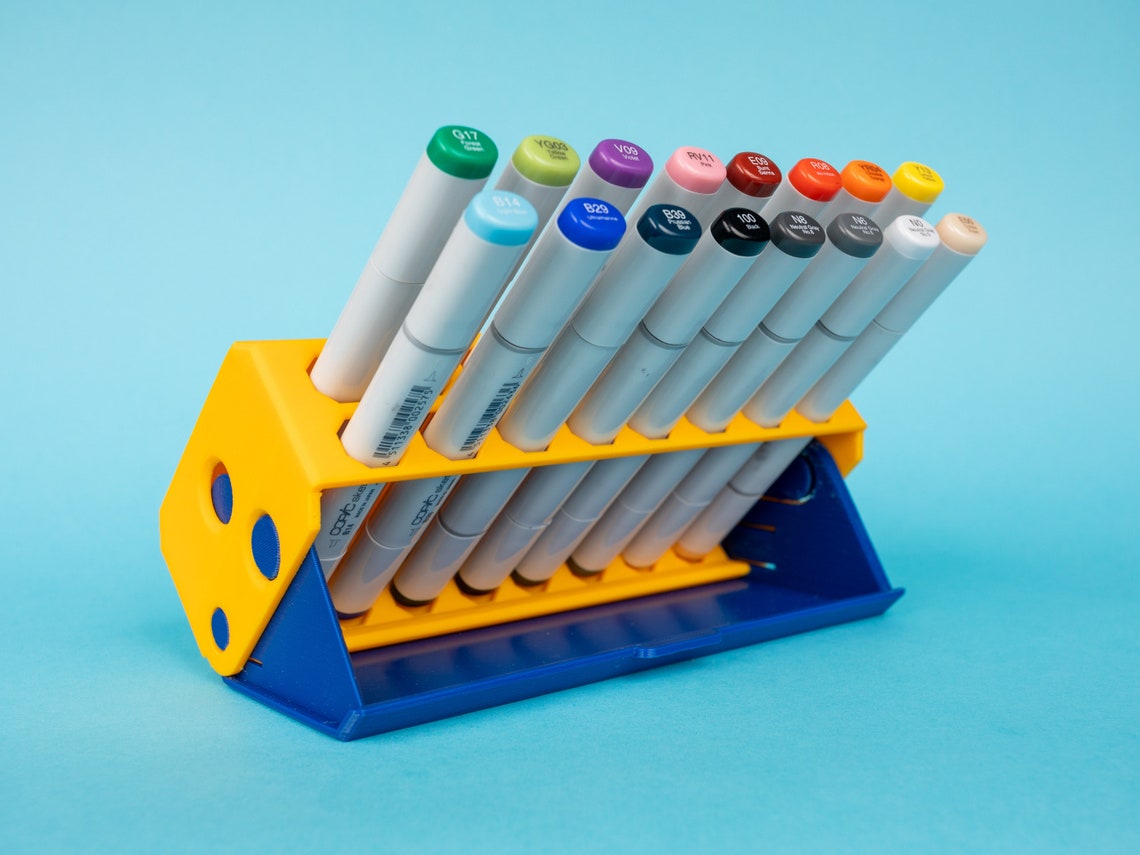 Marker Case/stand for OLO, COPIC Sketch, Crayola Broad Line or Similar ...