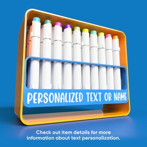 Marker Organizer for POSCA Paint Pens • 1M, 3M, 5M • Personalized Paint ...