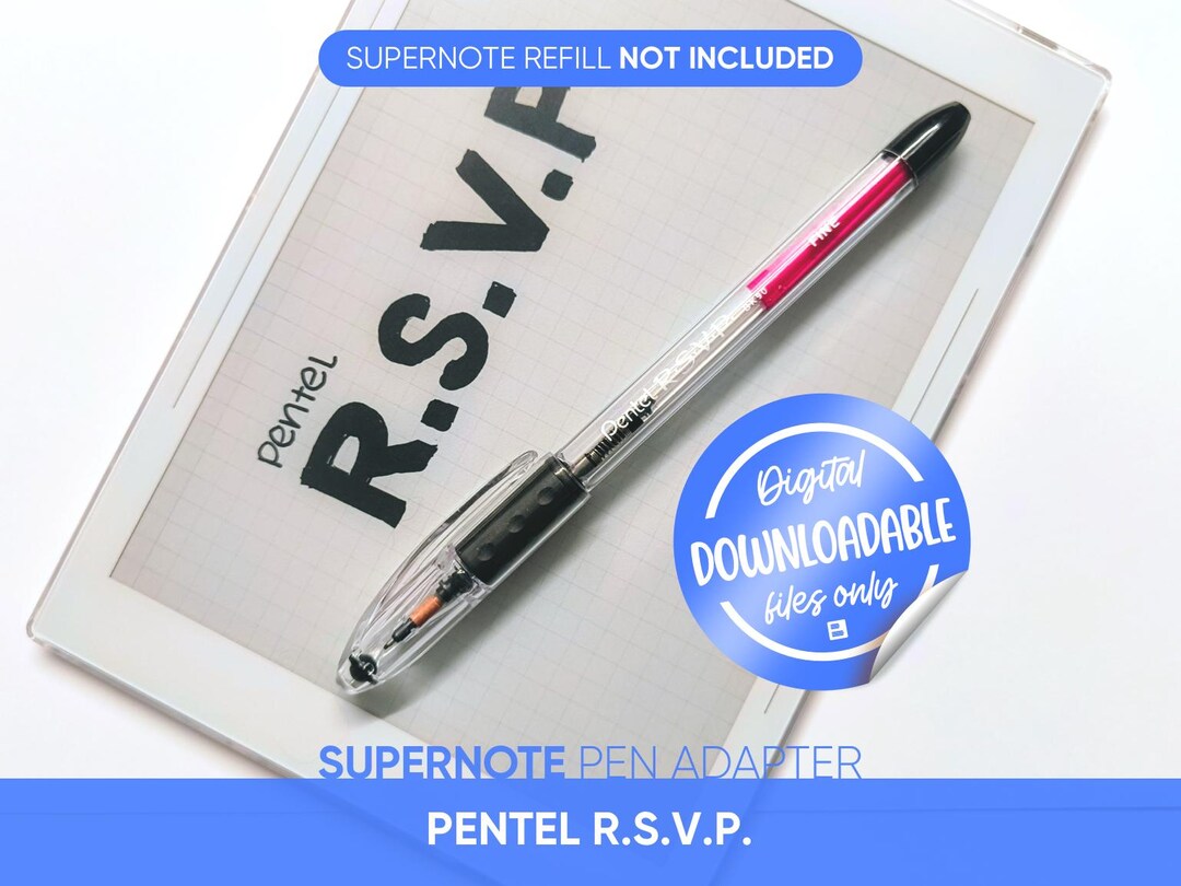 Pen Adapter for Supernote • Digital STL File Only • Compatible With ...