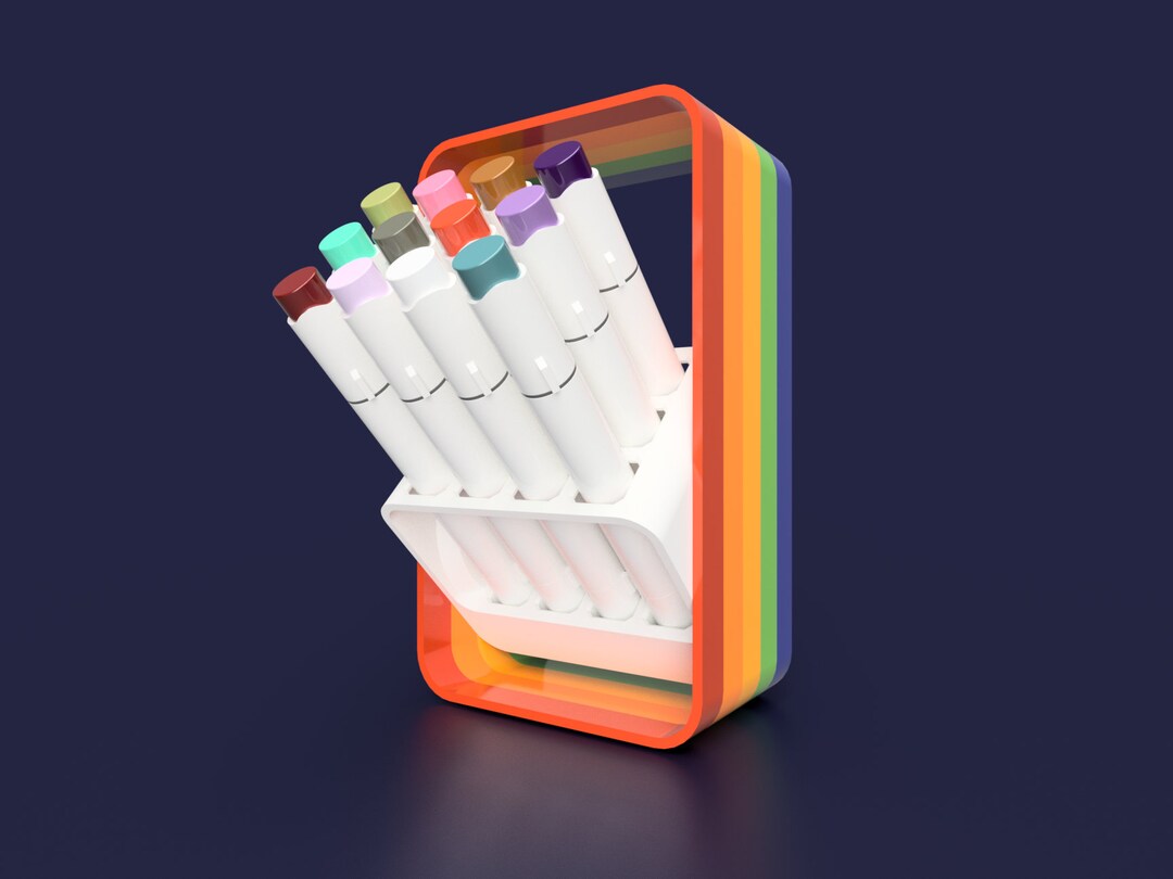 12 OHUHU Honolulu Marker Case Art Marker Display Stand - Etsy