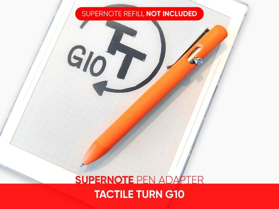 TT-G10 Adapter for Supernote • Compatible With Tactile Turn G10 Pens ...