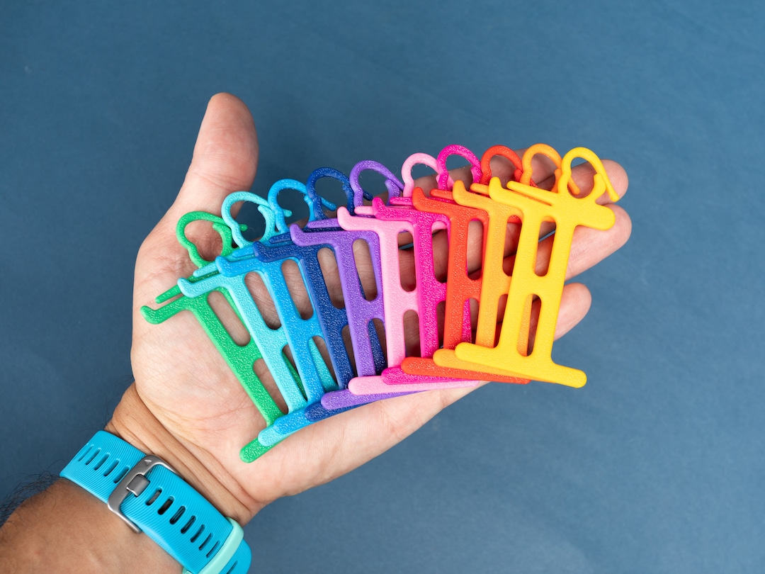 10 Small Bobbins Personalized Colors - 3.3 Inches Overall Length, 2 ...