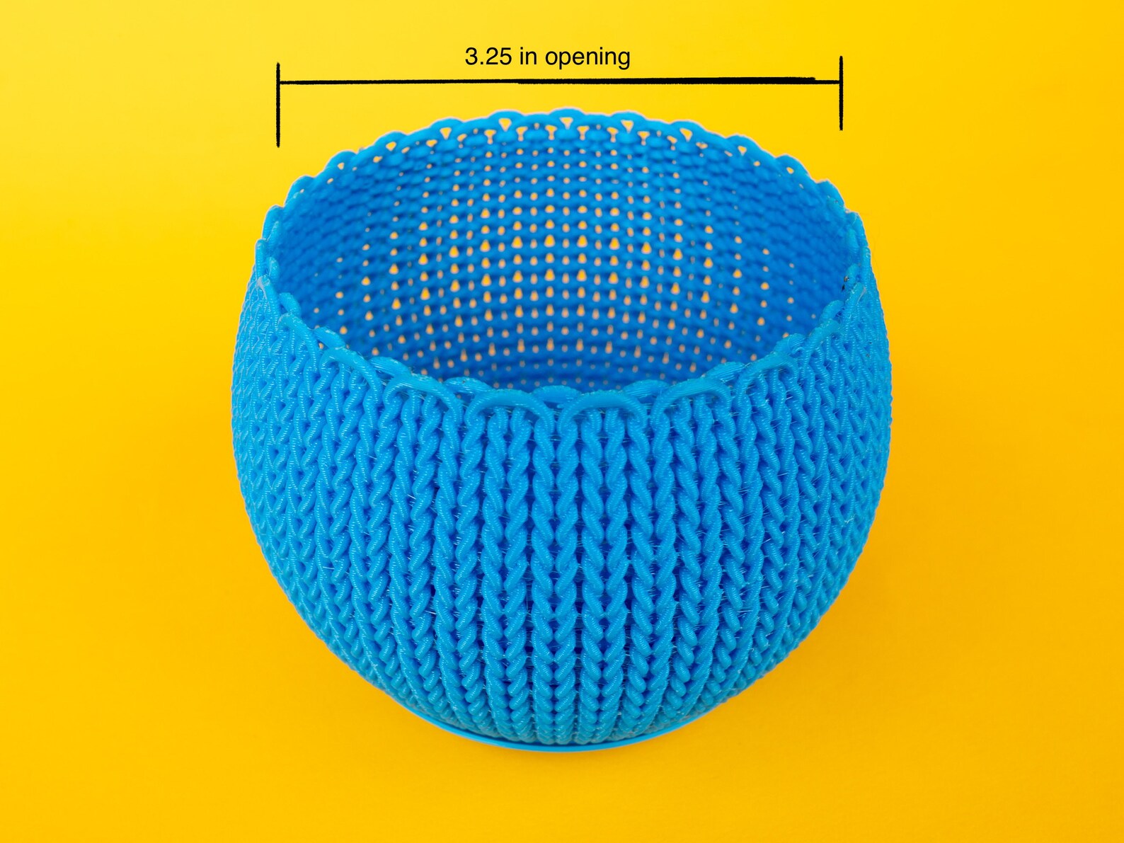 Knit Planter Container • 3.25 Inch Small Planter Container - Etsy
