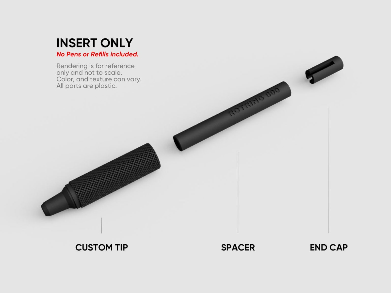 Adapter for Supernote Refill • Compatible With Rotring 600 Ballpoint ...
