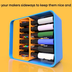 Art Marker Organizer • OHUHU • COPIC • Crayola • OLO • Personalized ...