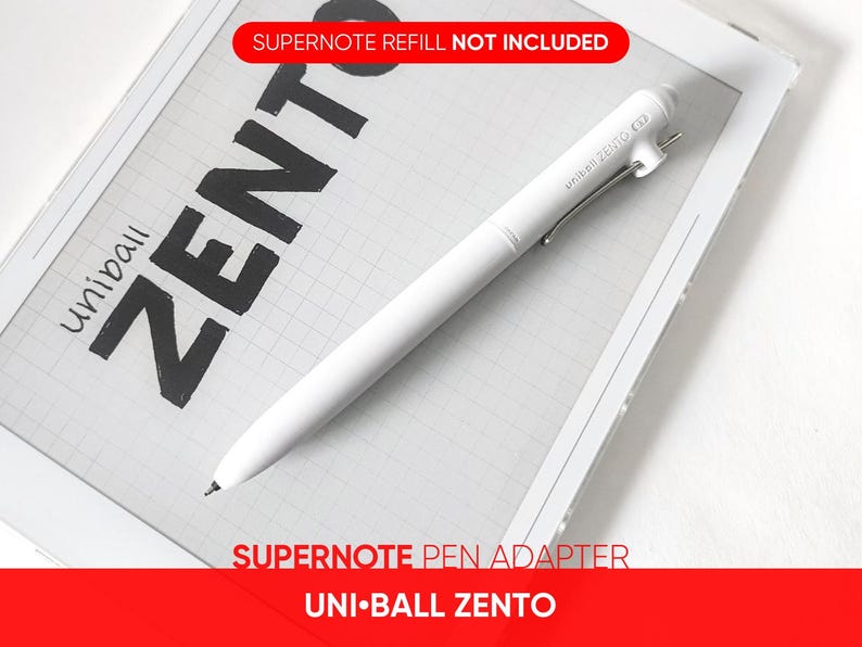Uniball ZENTO Adapter for Supernote • Compatible With Uniball ZENTO Gel ...