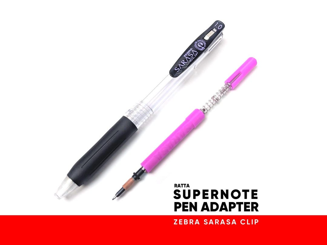 Zebra Sarasa Adapter for Supernote • Compatible With Sarasa Clip Gel ...