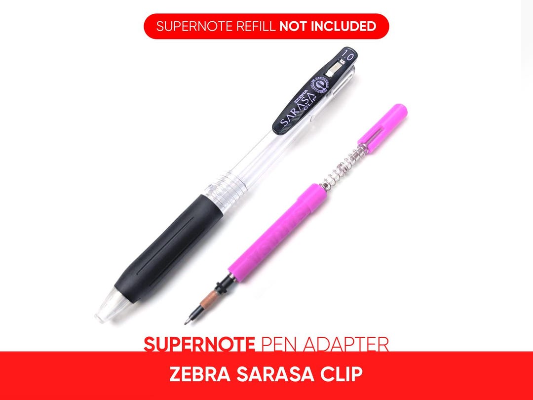 Zebra Sarasa Adapter for Supernote • Compatible With Sarasa Clip Gel ...