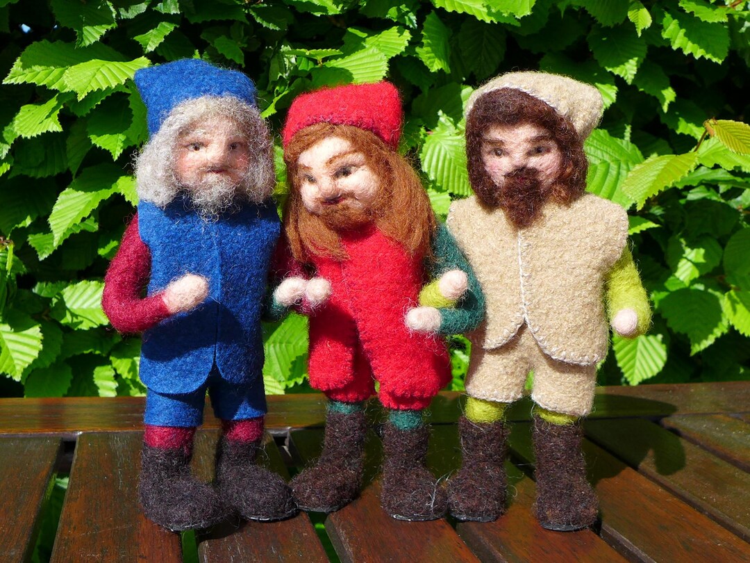 Dwarf, Felt Dwarf, Gnome, Gnome, Elf Man - Etsy