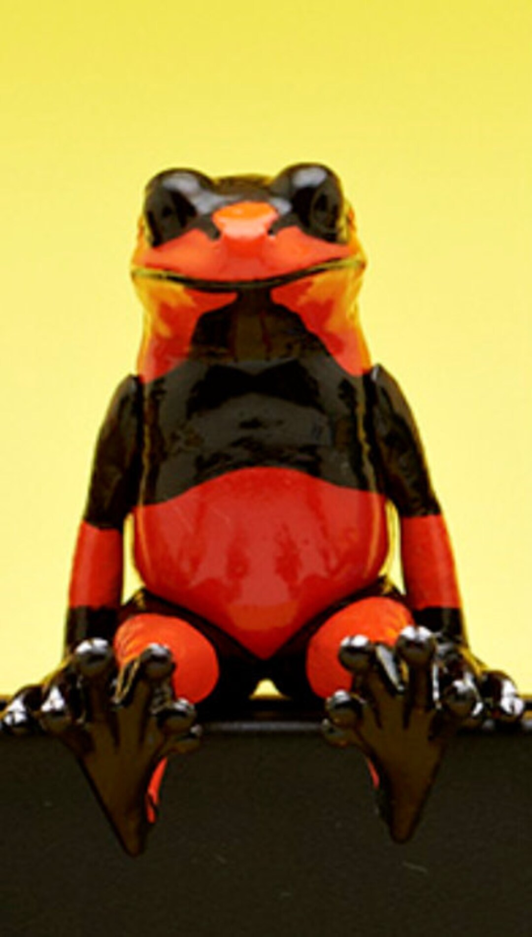 Kitan Club Sitting Orange Banded Poison Dart Frog PVC Figurine Figure ...