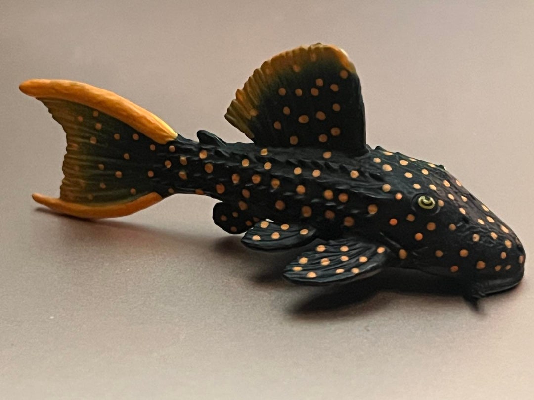 LDA105 Typhoon Cactus Pleco Fish PVC Mini Figurine Figure Model - Etsy