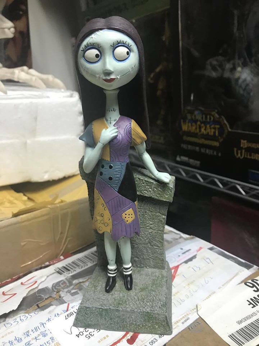 Disney Store the Nightmare Before Christmas Sally Resin Bobblehead Doll ...