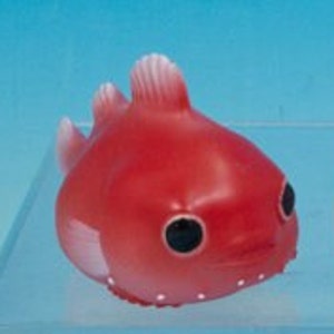 Japan Red Lumpfish Lump Fish PVC Hollowed Figure Model Toy - Etsy