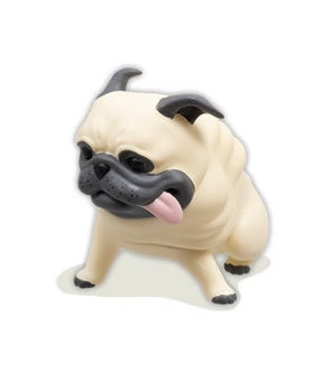Pug in the Wind Dog MINI PVC FIGURE Figurine Model - Etsy
