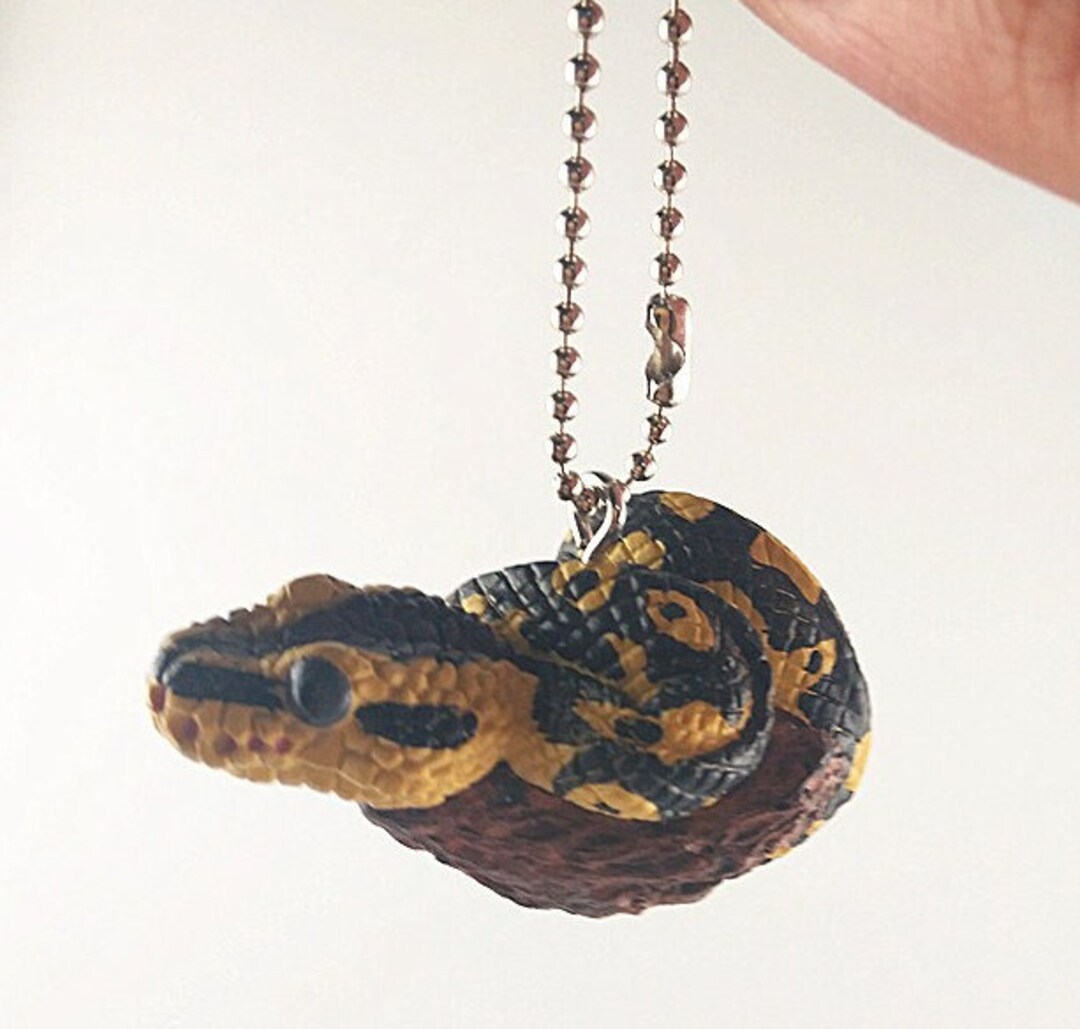 Japan Ball Python Snake Resin Mini Figurine Figure Model Keychain - Etsy