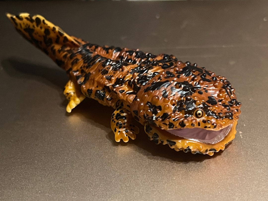 Japanese Giant Salamander PVC Action Figure Model With Joints 10cm A - Etsy