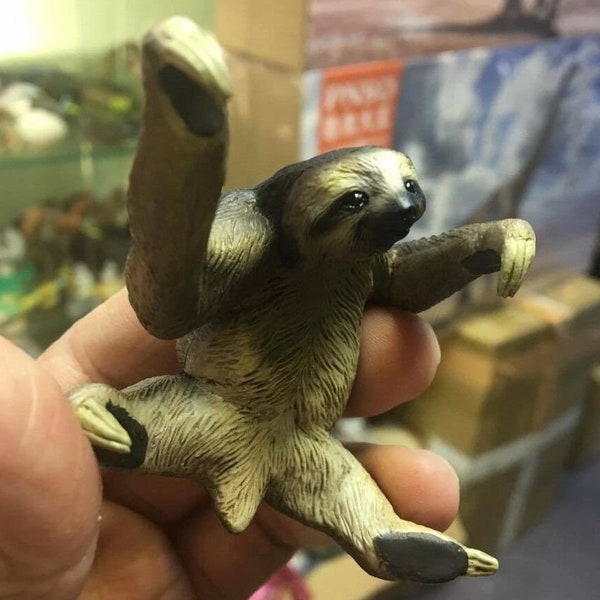 Sloth Figure Figurines - Etsy