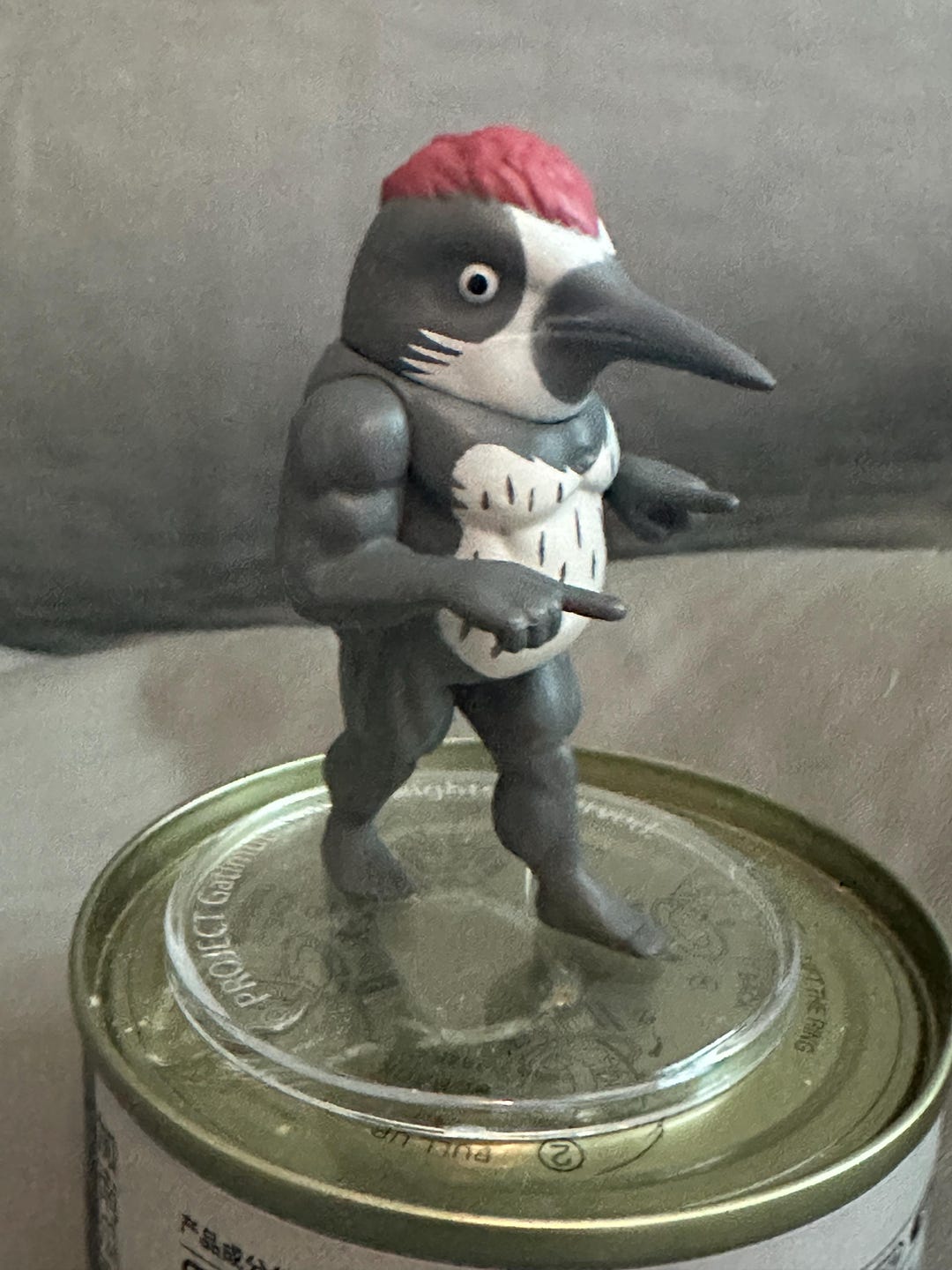 Hulk Bird Muscular Woodpecker PVC Mini Figure Model Figurine - Etsy