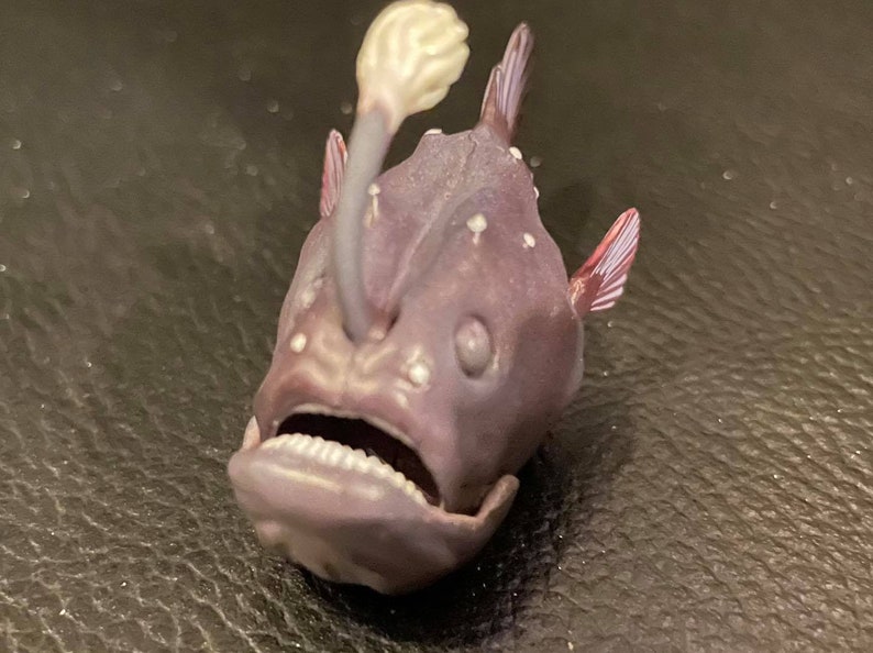 Deep Sea Anglerfish Angler Fish Animal PVC Action Figure Model - Etsy
