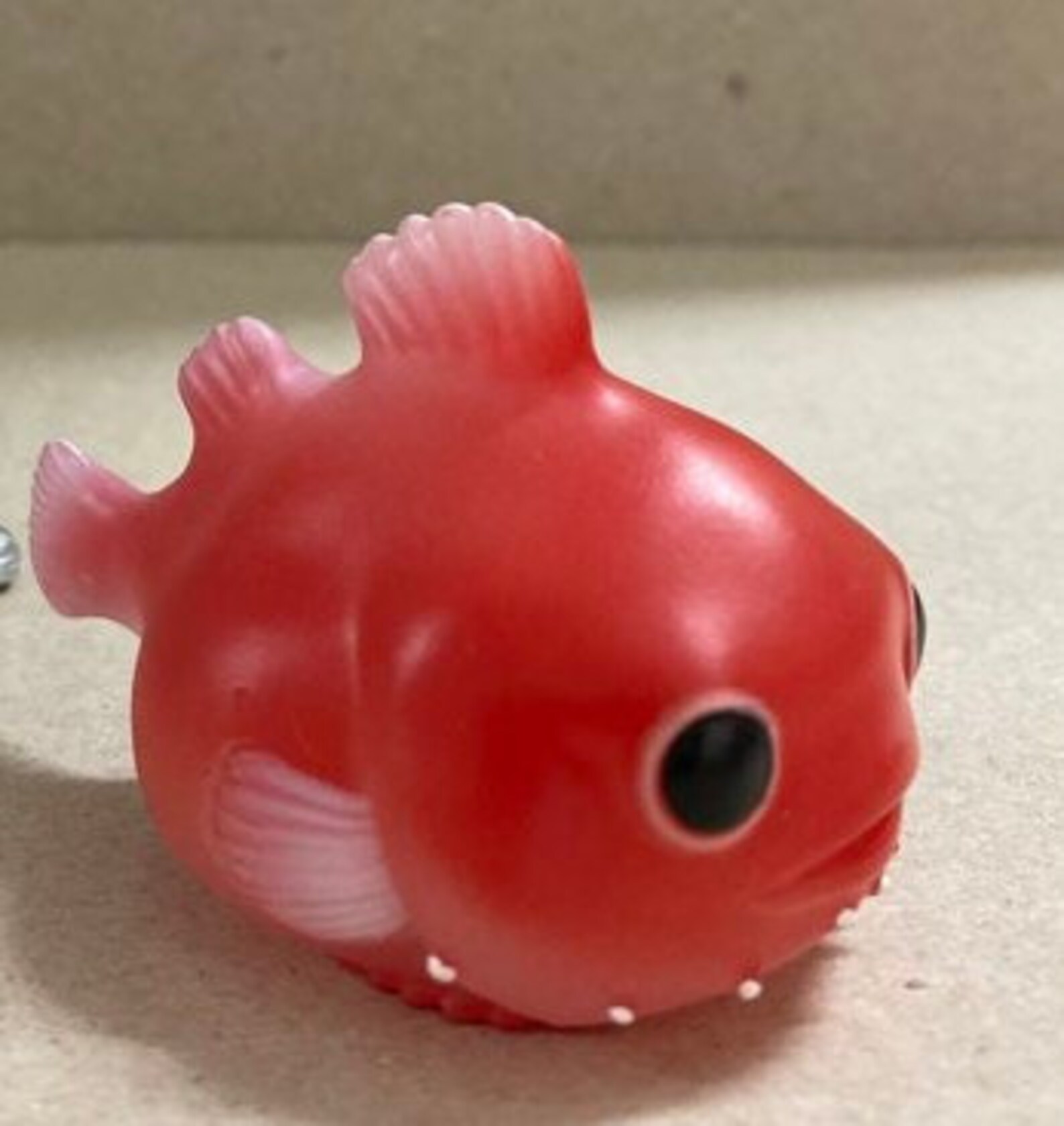 Japan Red Lumpfish Lump Fish PVC Hollowed Figure Model Toy - Etsy