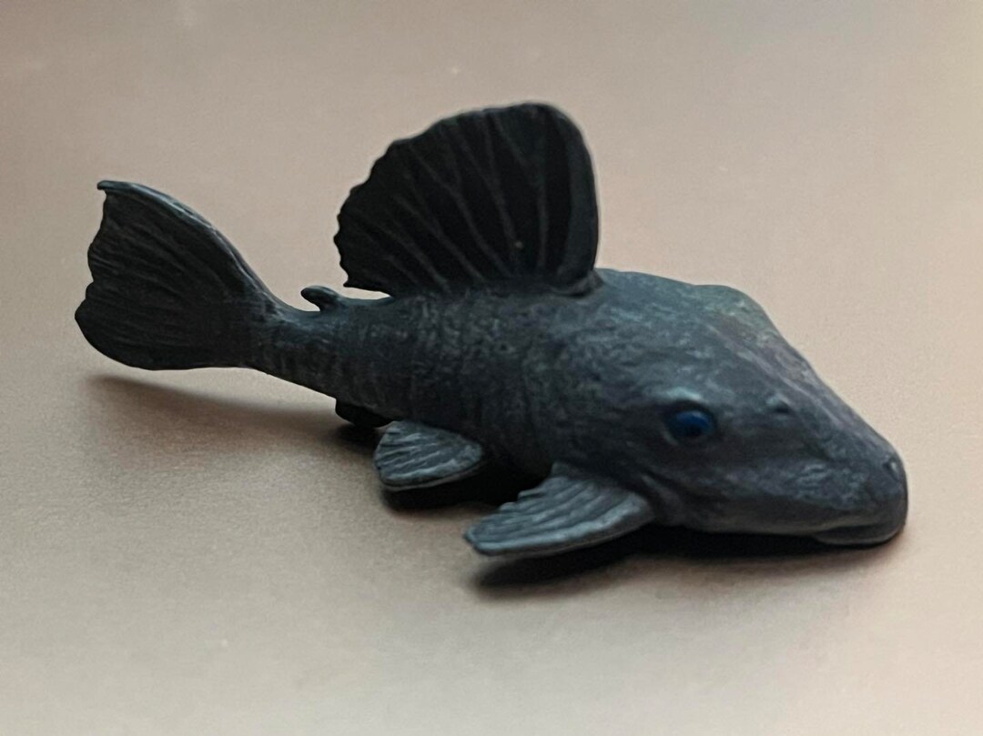 Blue Eyed Pleco Panaque Fish PVC Mini Figurine Figure Model - Etsy