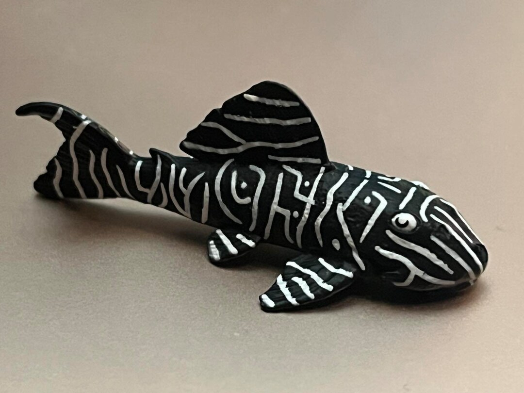 L333 Maze Zebra Pleco Fish PVC Mini Figurine Figure Model - Etsy