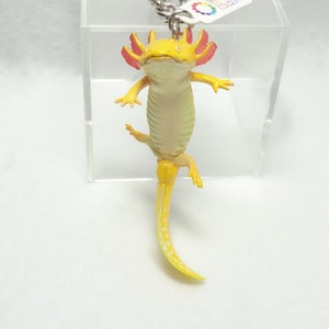 Japan Yellow Axolotl Salamander PVC Mini Figure Model Keychain - Etsy
