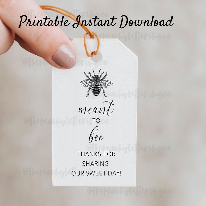 Meant to Bee Tags - Etsy