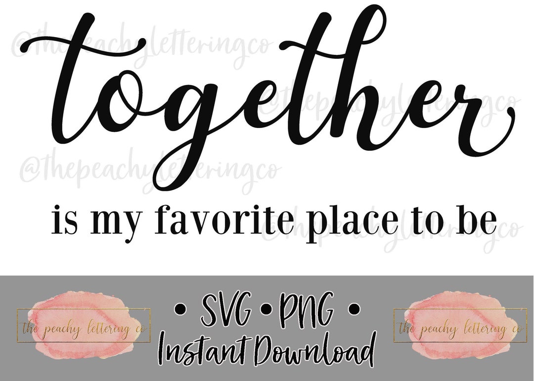 SVG & PNG archivo juntos es mi lugar favorito para ser digital - Etsy ...