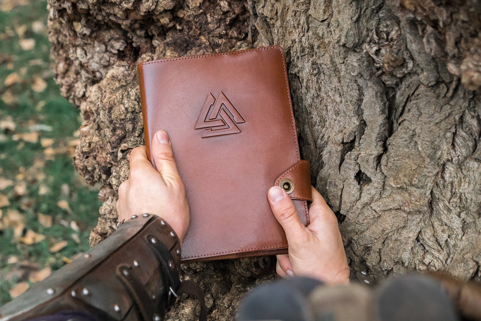 Valknut Viking Leather Refillable Journal A5 Norse - Etsy