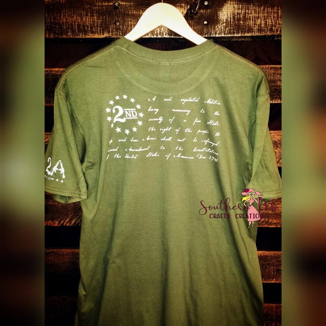 2A Flag Tee or Tank - Etsy