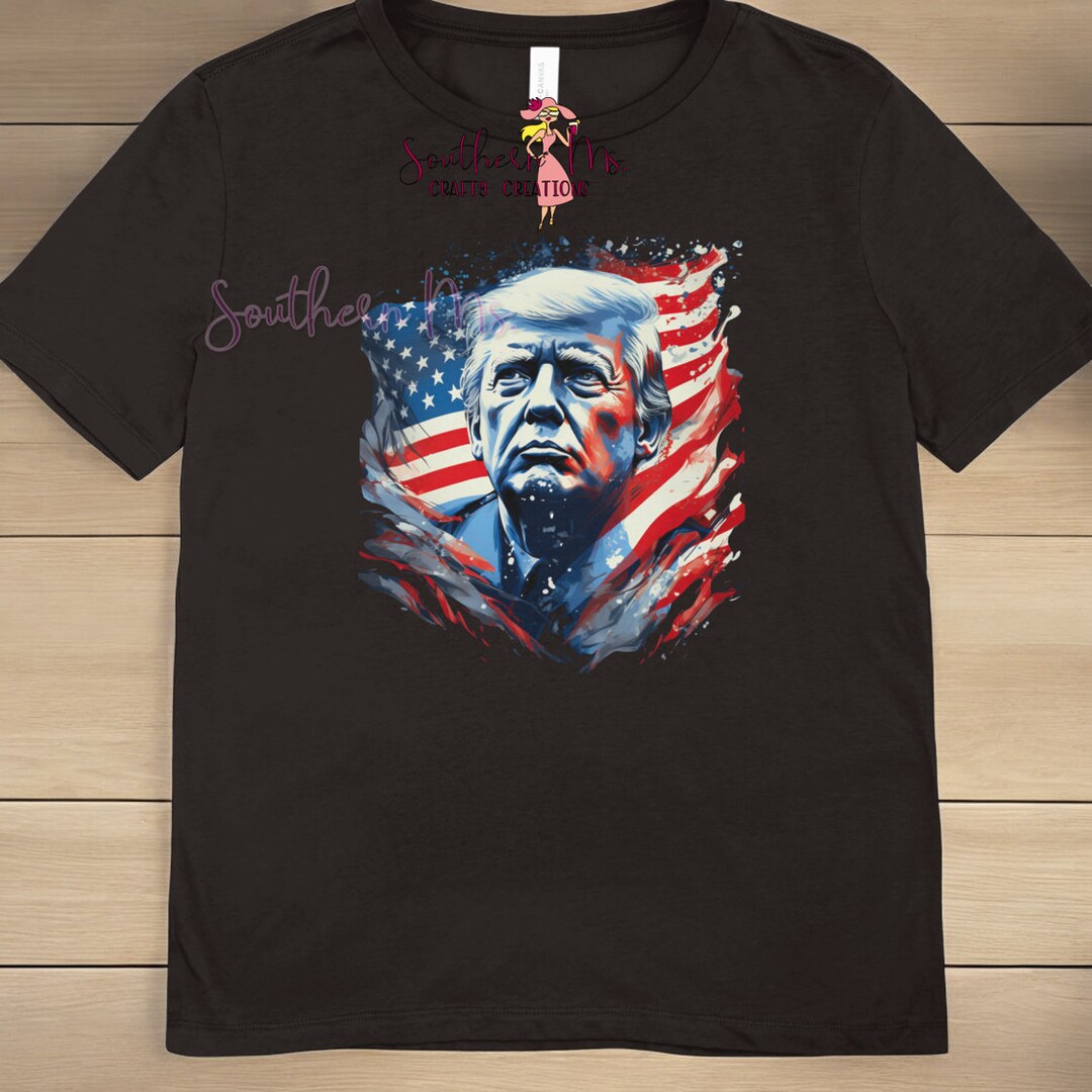 Trump Red, White & Blue Flag Tee * Trump 2024 * Tee or Tank - Etsy