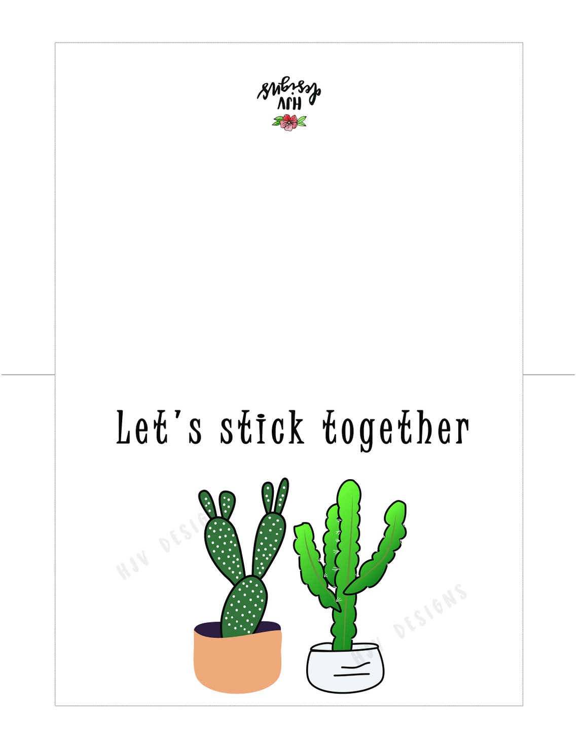 Let's Stick Together Printable Card Anniversary Card - Etsy