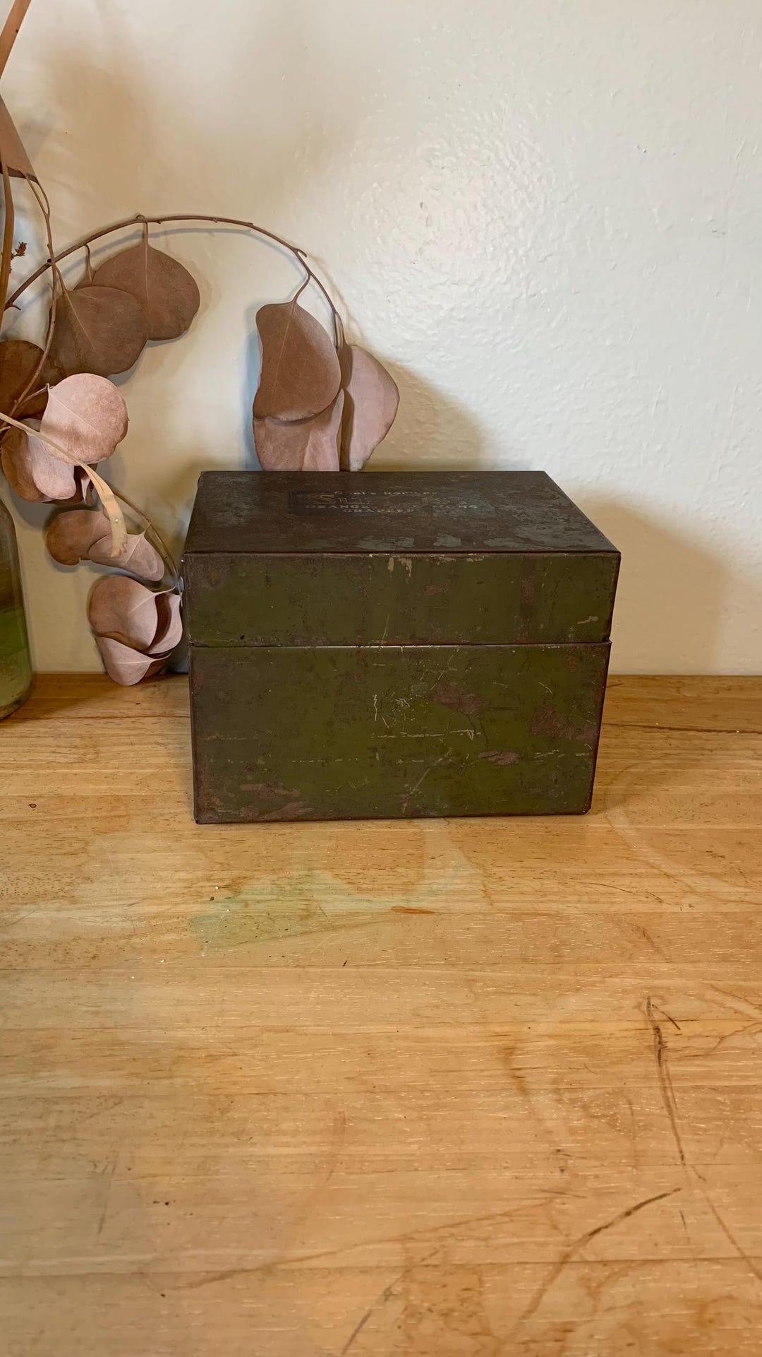 Metal Jewelry Box, Antique Metal Box,vintage Metal Box, Medal Trinket ...