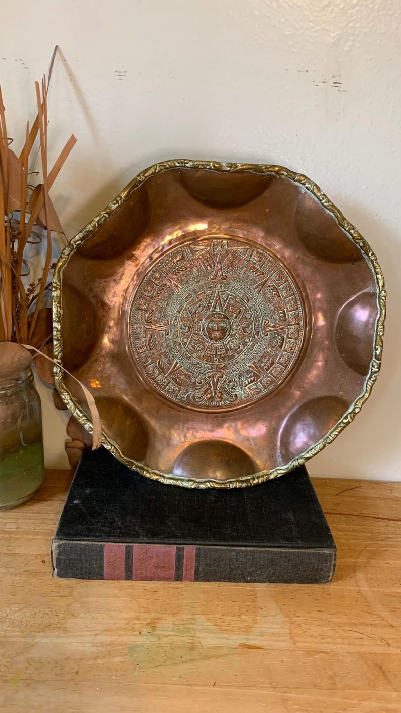 Vintage Copper Tray, Copper Tray, Copper Anniversary Gift, Vintage ...