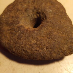 Donut Shape Rock Hand Carved by the People of the Dominican Republic ...