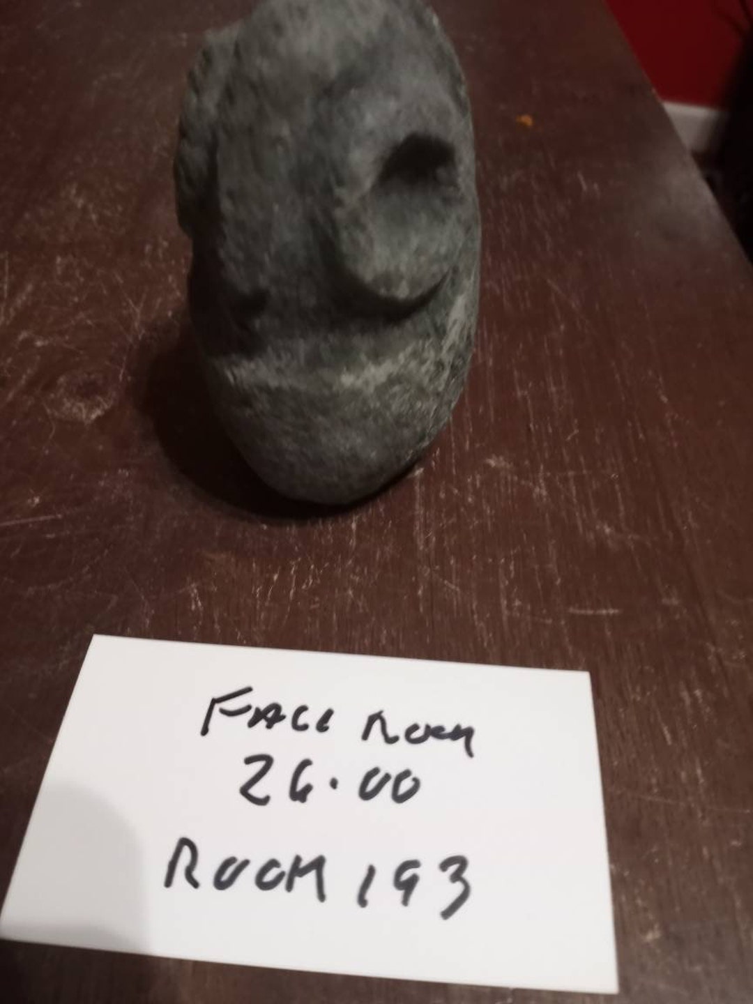 Face Rock Hand Carved by the People of the Dominican Republic Very Good ...