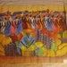 Hatians With Fruit Signed Acrylic Painting From Haiti Vintage - Etsy